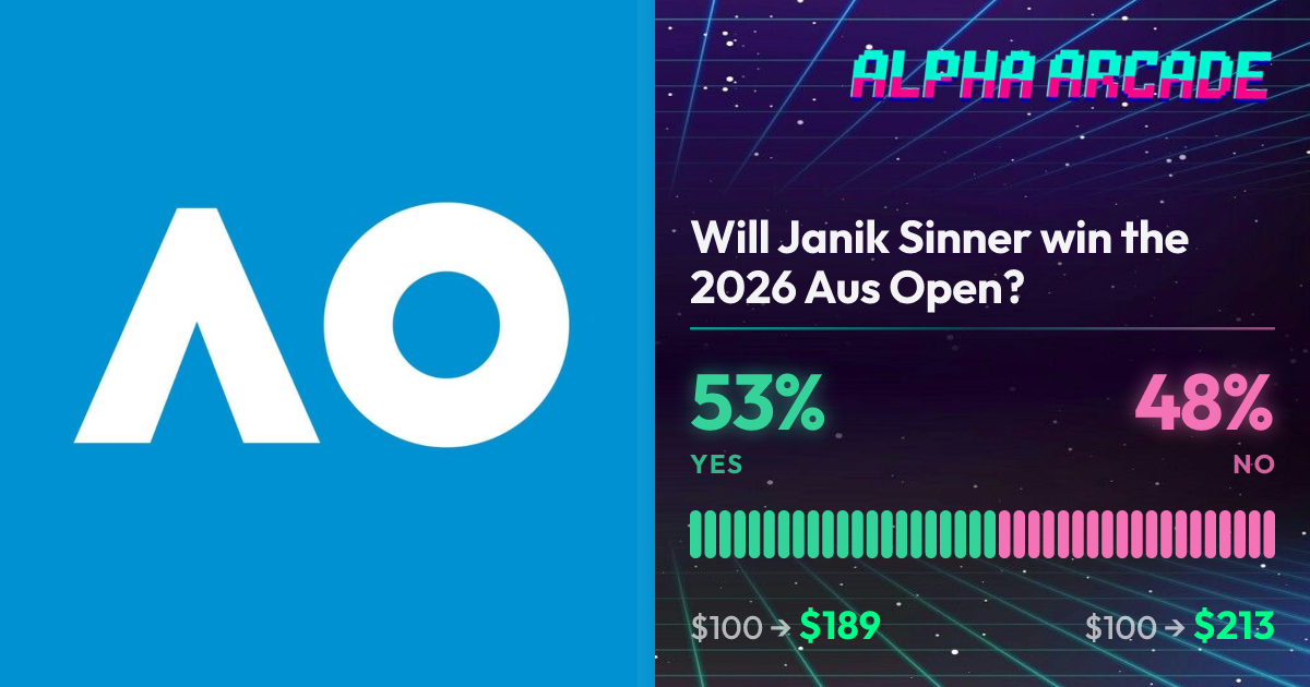 Will Janik Sinner win the 2026 Aus Open? | Alpha Arcade
